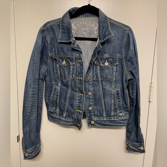 Talula | Jackets & Coats | Tallulah Cropped Denim Jacket | Poshmark